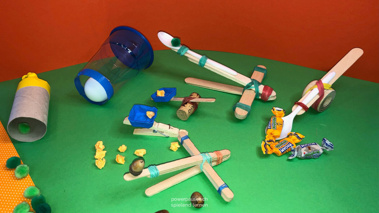 Katapulte selber basteln - mit bewährten Tipps - powerpausen