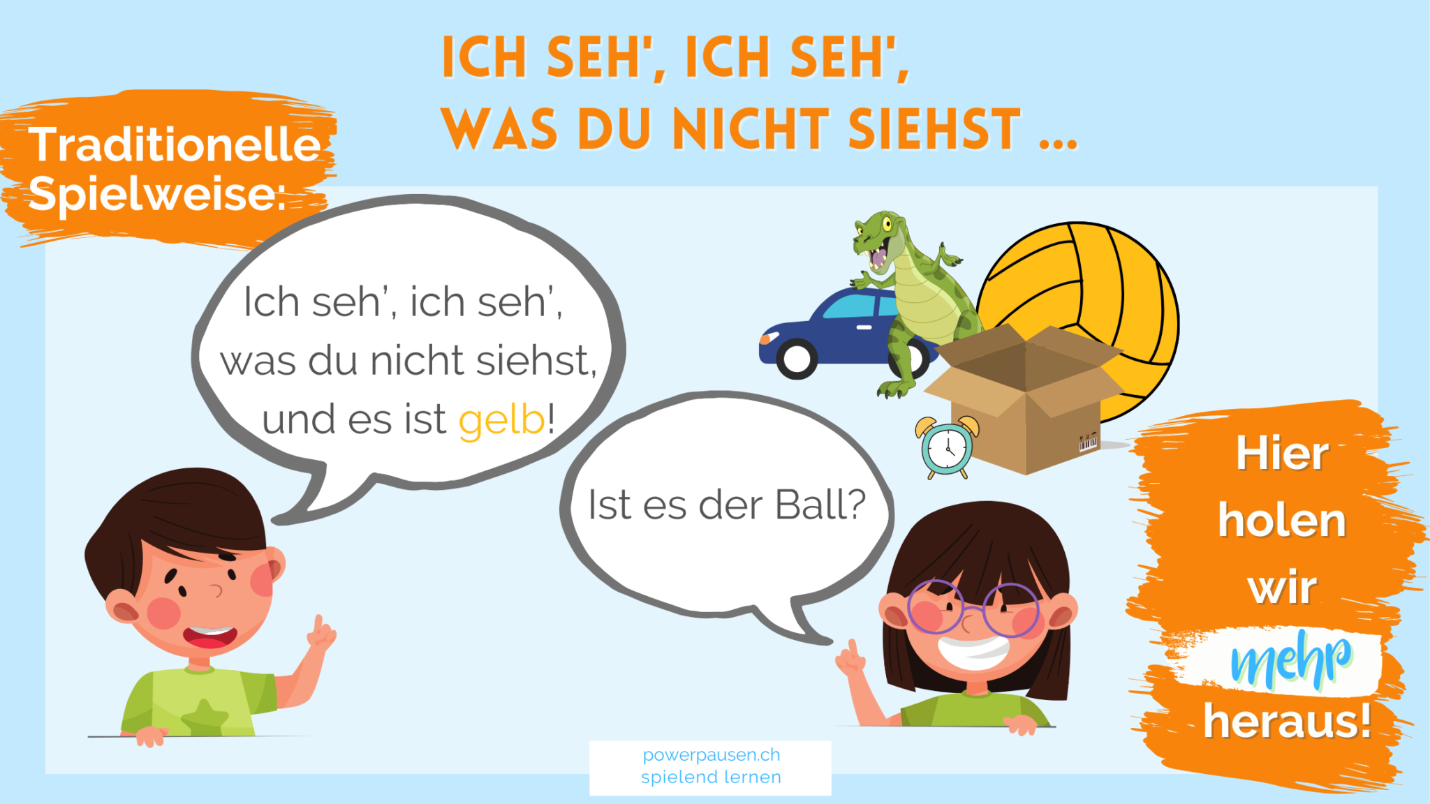 Ich seh', was du nicht siehst, und es ist ... - powerpausen