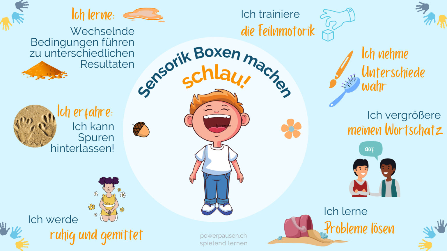 Sensorik Boxen machen Kinder schlau - powerpausen